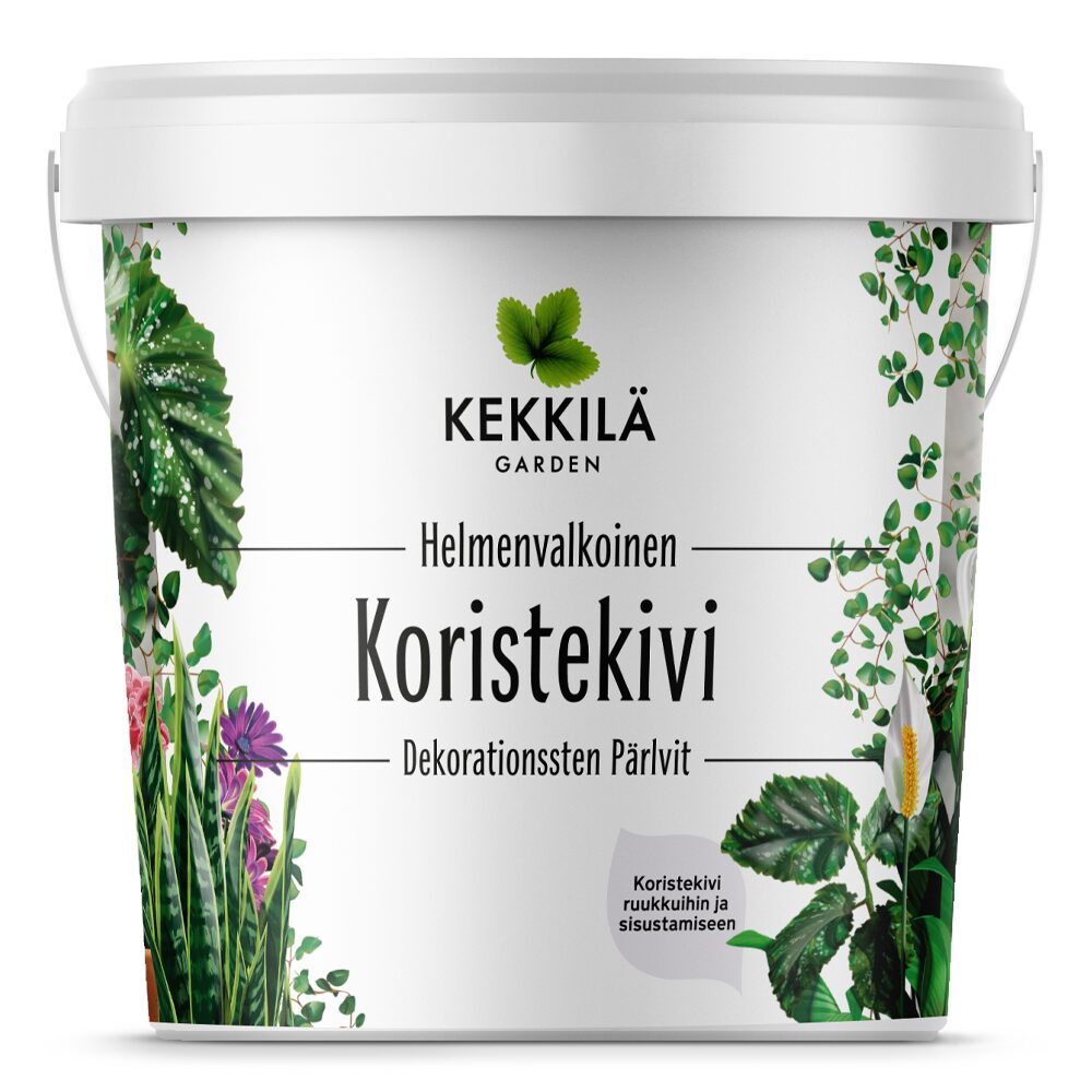 Dekoratyviniai akmenėliai, Perlo balti - Kekkilä.ee